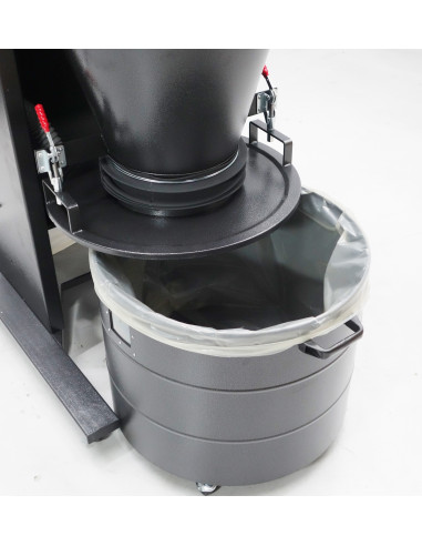 Groupe d'aspiration 190 litres cyclonqiue double filtration Holzprofi ...